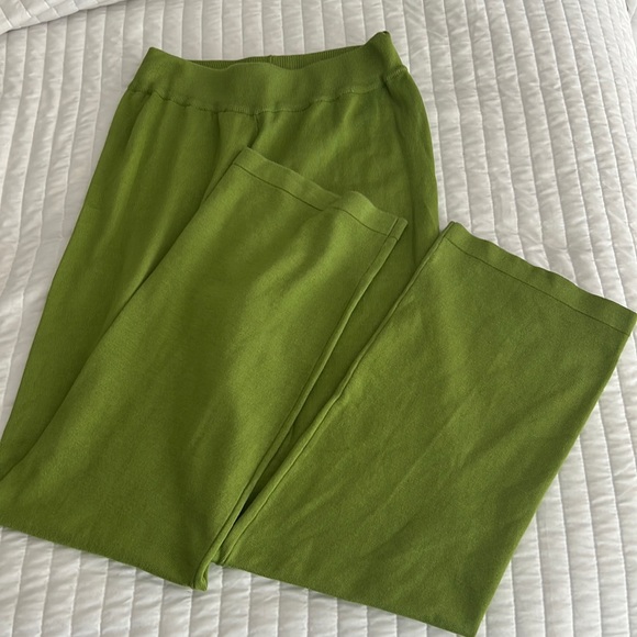 Cider | Pants & Jumpsuits | Green Flowy Pants | Poshmark